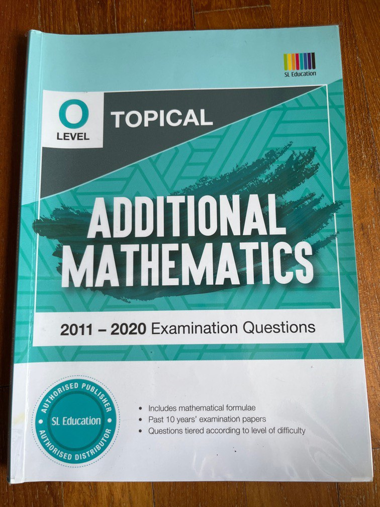 olvl 10 yr series topical additional mathematics amath, Hobbies & Toys ...