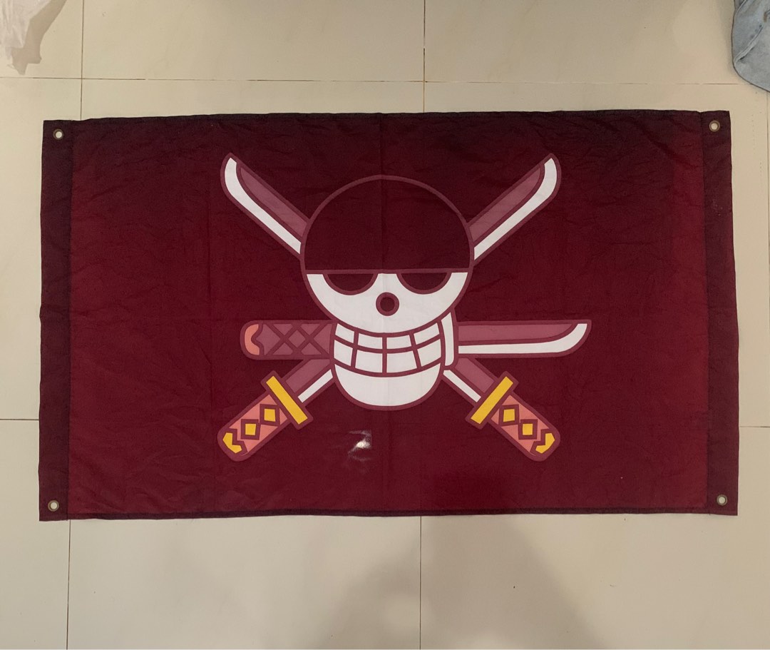 Original One Piece Anime Flag, Furniture & Home Living, Home Decor ...