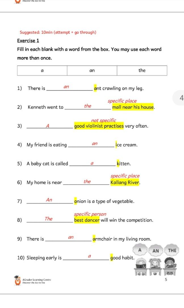 P1 English AGrader Notes and Worksheet Primary, Hobbies & Toys, Books ...
