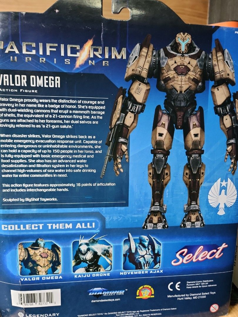 Pacific Rim- Valor Omega ( Diamond Select), Hobbies & Toys, Toys ...