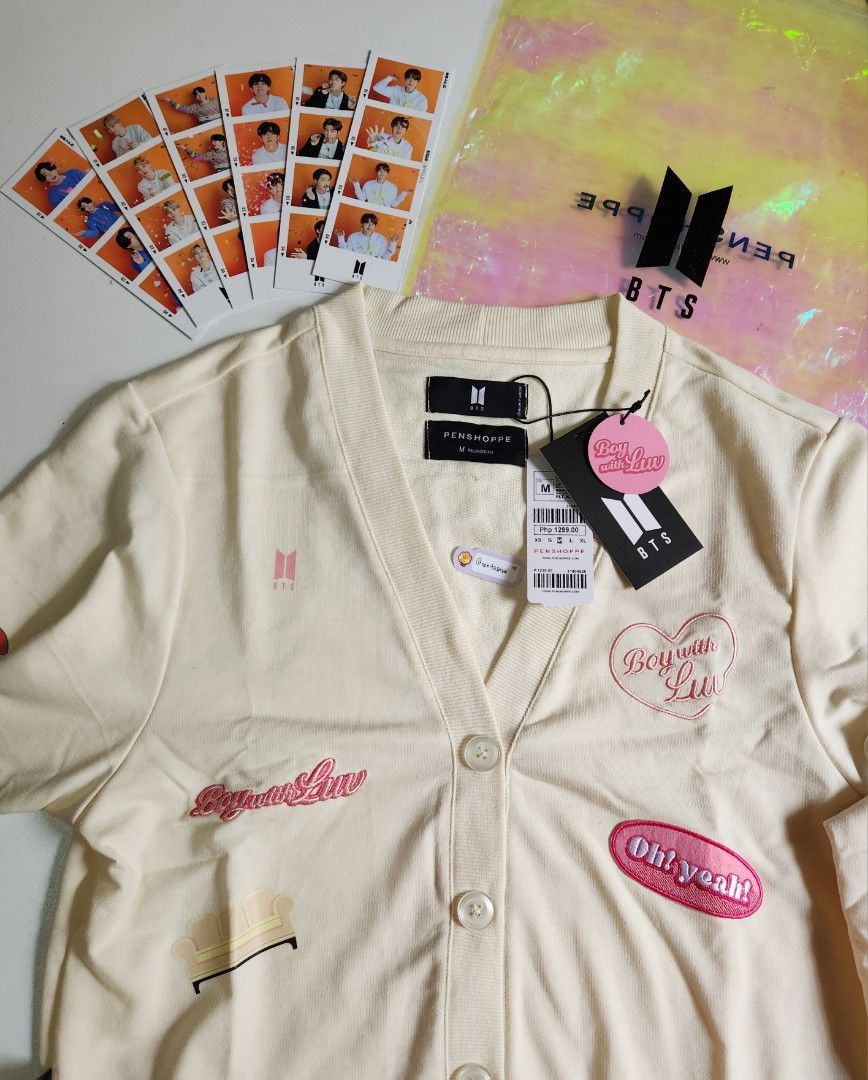 Penshoppe x BTS BWL Cardigan, Women's Fashion, Coats, Jackets and ...