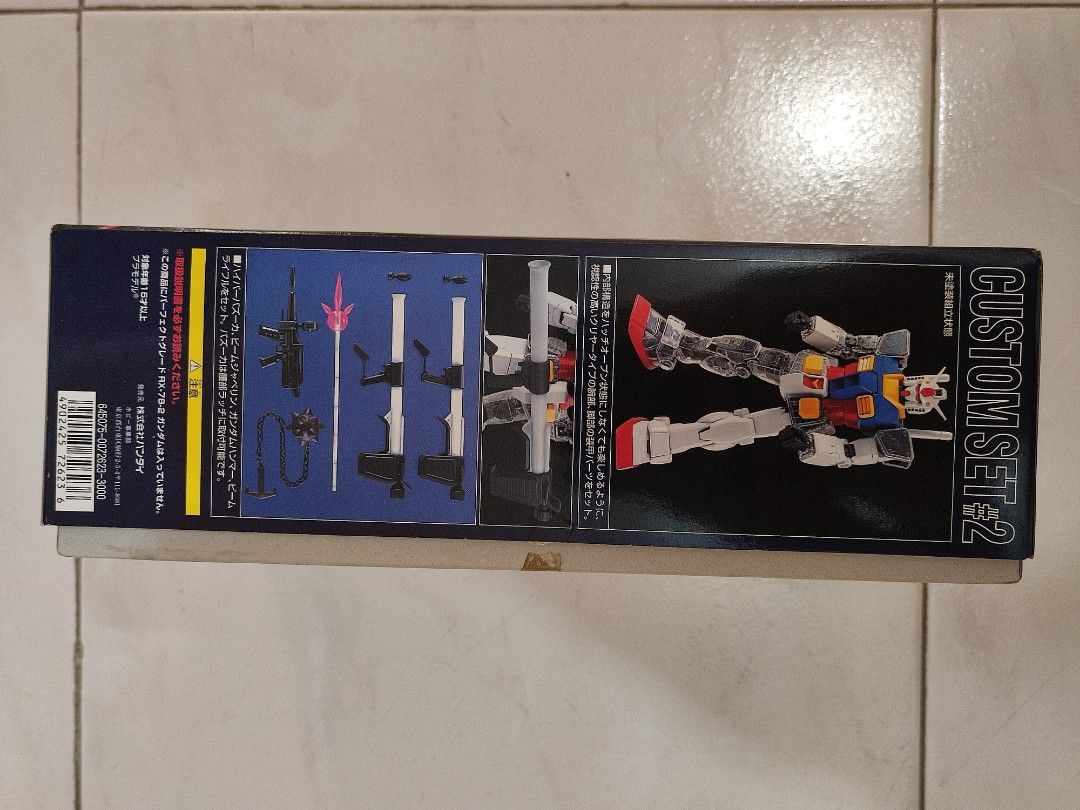 PG RX-78-2 GUNDAM CUSTOM SET#2 CLEAR BODY&WEAPONS, 興趣及遊戲, 玩具 & 遊戲類 ...