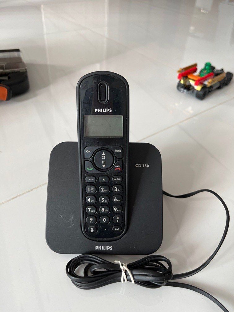 Philips CD150 cordless phone, TV & Home Appliances, Other Home ...
