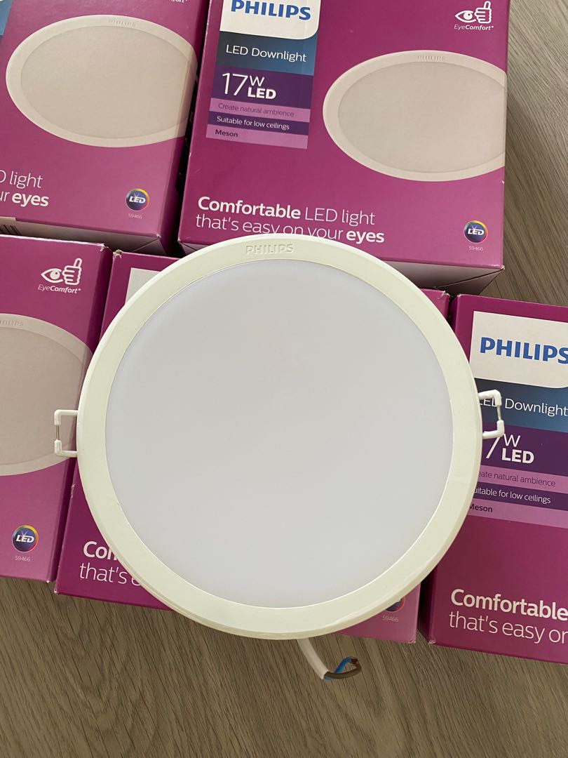 Philips LED Downlight, Furniture & Home Living, Lighting & Fans ...