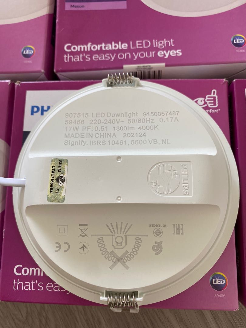 Philips LED Downlight, Furniture & Home Living, Lighting & Fans ...