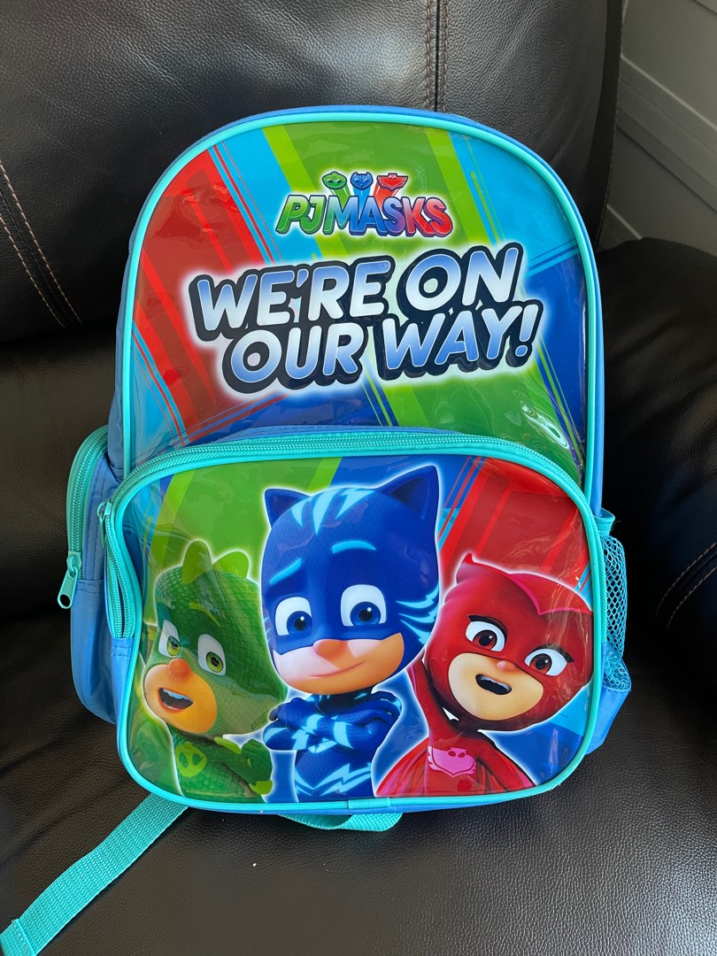 PJ masks backpack, 兒童＆孕婦用品, 嬰兒及小童流行時尚 - Carousell