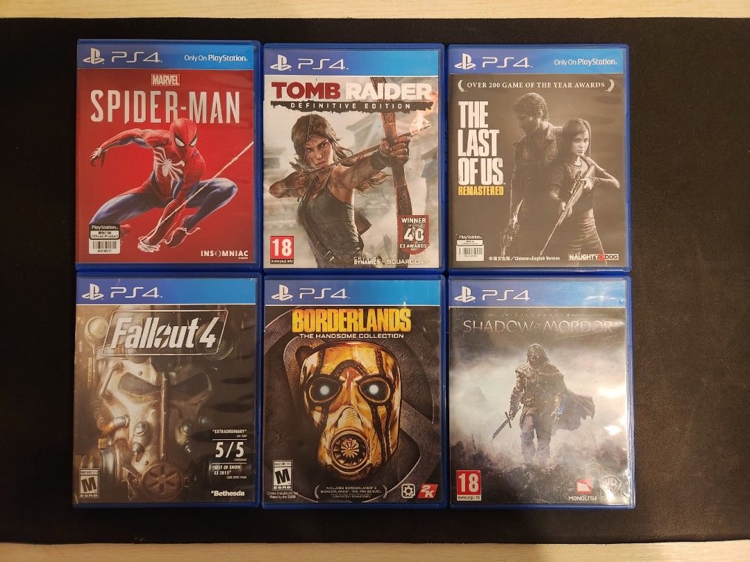 PlayStation 4 Games - Spider-Man, The Last of Us, Mortal Kombat, Tomb ...