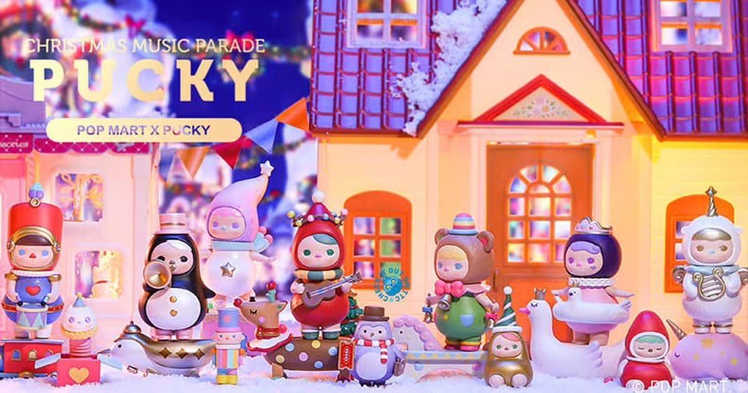 Pop Mart x Pucky Christmas Music Parade, Hobbies & Toys, Toys & Games ...