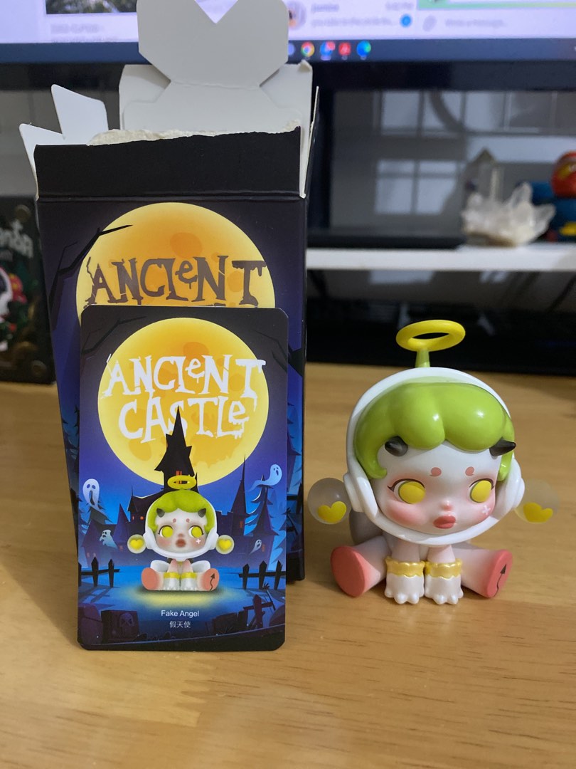 Popmart skullpanda ancient castle - fake angel, Hobbies & Toys, Toys ...