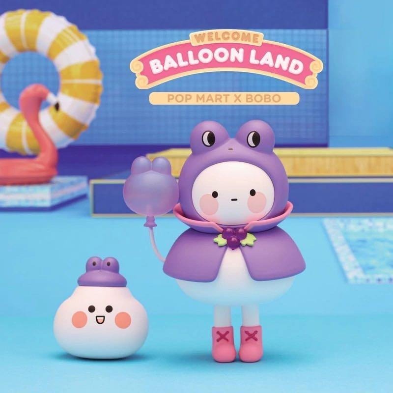 Popmart X Bobo & Coco Balloonland (Grape Frog), Hobbies & Toys, Toys ...