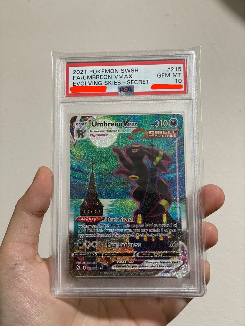 [PSA 10] umbreon vmax alternate art alt art aa bgs cgc evolving skies ...