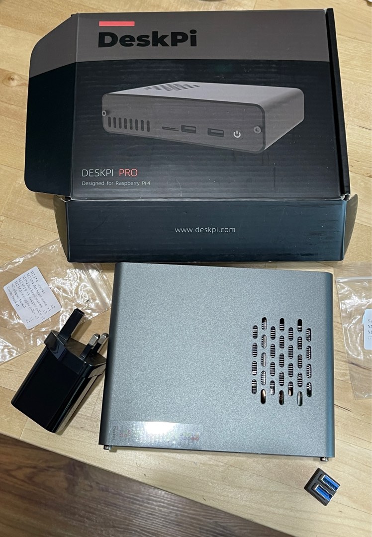 Raspberry Pi 4B 4GB & Deskpi Pro V2 Case, 電腦＆科技, 桌上電腦 - Carousell