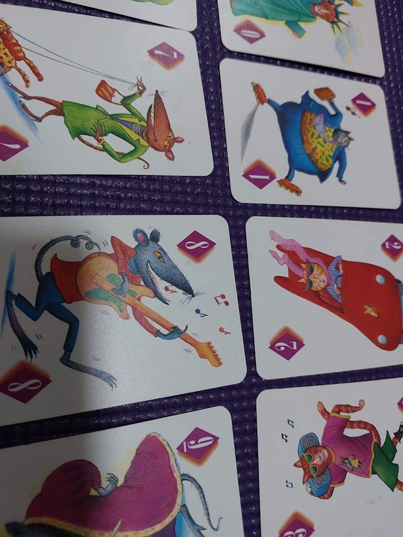 Rat-A-Tat-Cat Educational Card Game for Children, Hobbies & Toys, Toys ...