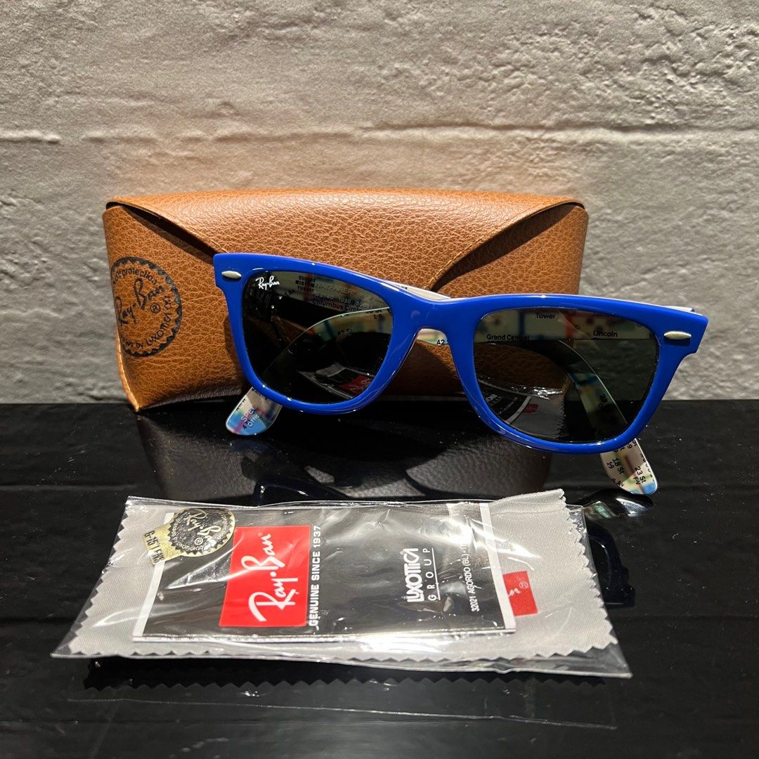 Ray-Ban Wayfarer RB2140 Sunglasses, Men's Fashion, Watches & Accessories, Sunglasses & Eyewear ...
