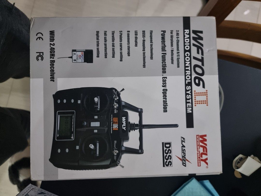 RC Delta Rocket Plane and WFT06 II controller, Hobbies & Toys, Toys ...