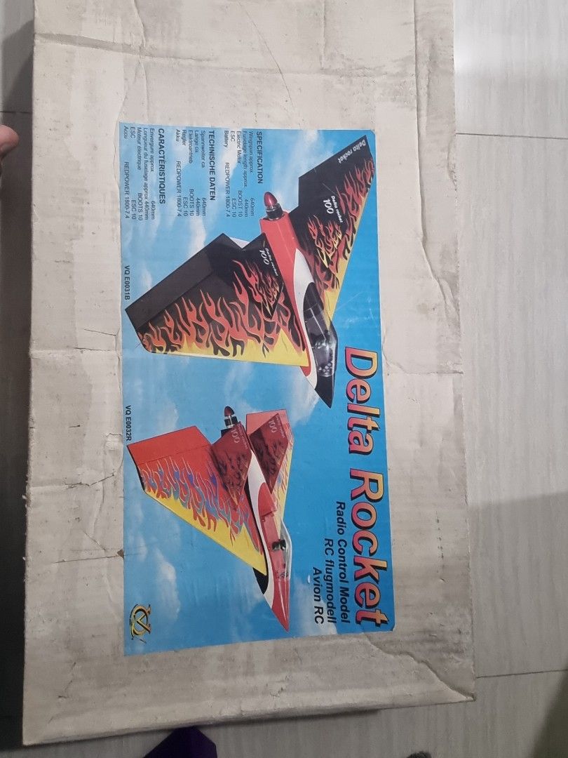 RC Delta Rocket Plane and WFT06 II controller, Hobbies & Toys, Toys ...