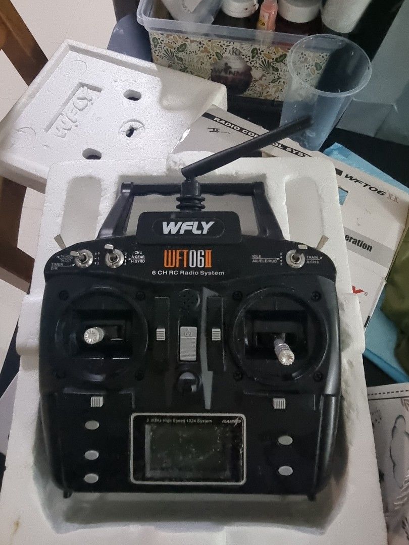 RC Delta Rocket Plane and WFT06 II controller, Hobbies & Toys, Toys ...