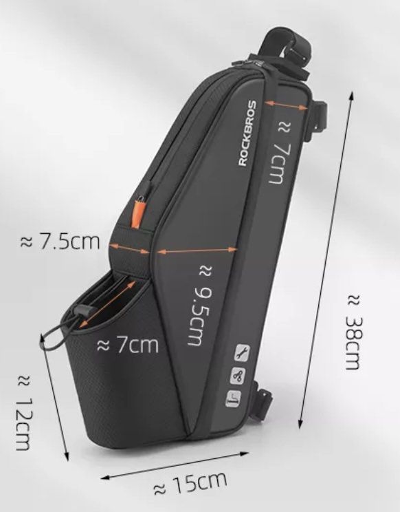 RockBros folding bike bag, Sports Equipment, Bicycles & Parts, Parts ...