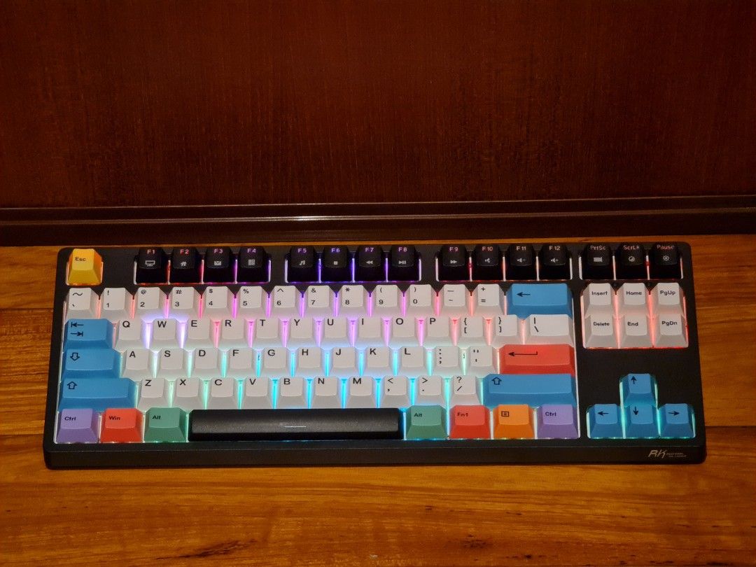 Royal Kludge RK87 RGB Red Liner Switches, Computers & Tech, Parts ...