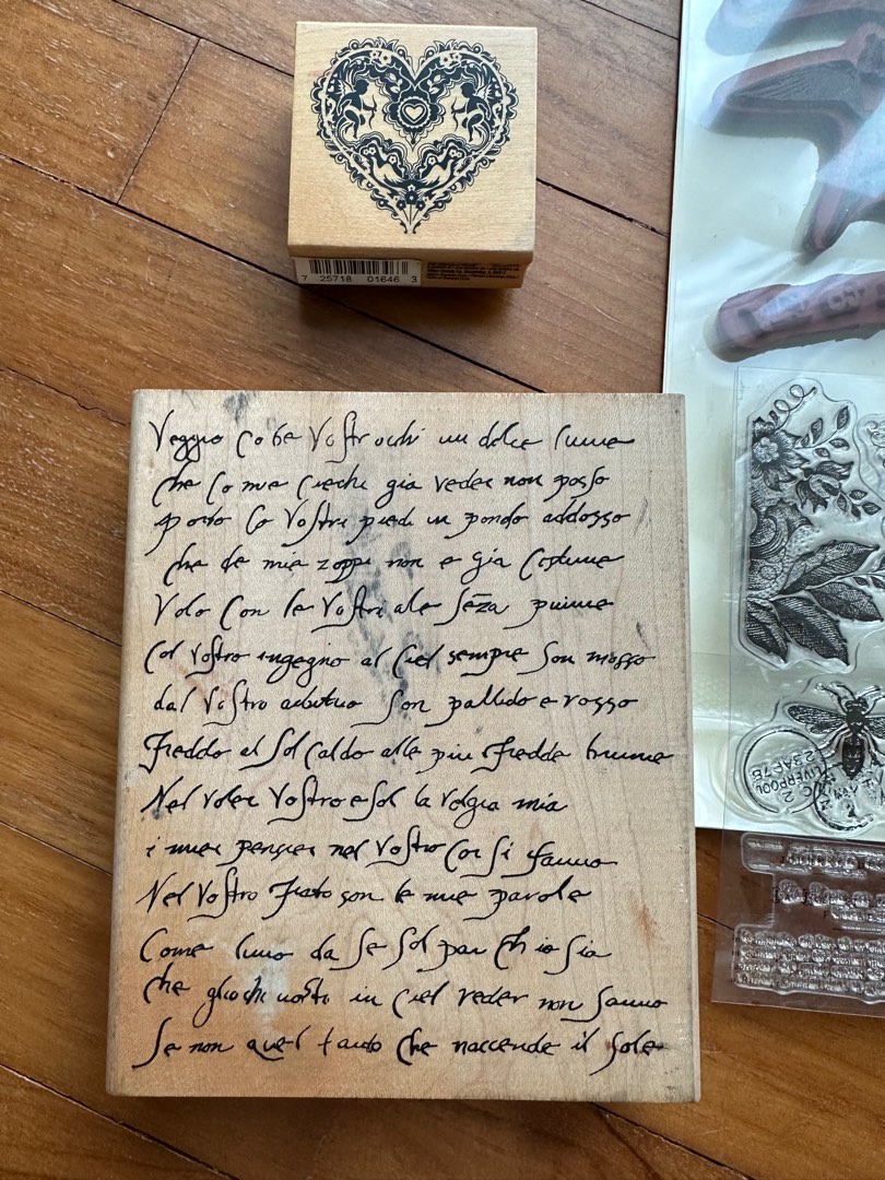 Rubber Stamp - assorted designs, Hobbies & Toys, Stationery & Craft ...