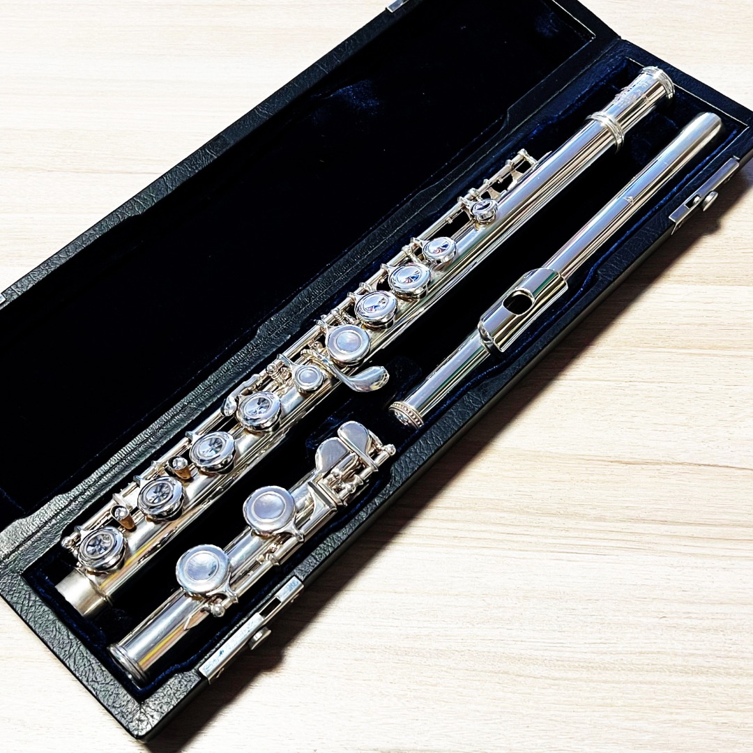 Sankyo Silver Sonic Flute >95% new (CF301 predecessor), 興趣及遊戲, 音樂、樂器 ...