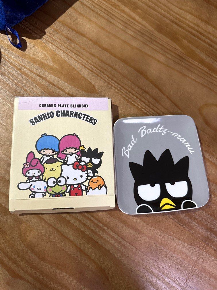Sanrio Badtz Mary Ceramic Plate, Hobbies & Toys, Stationery & Craft ...