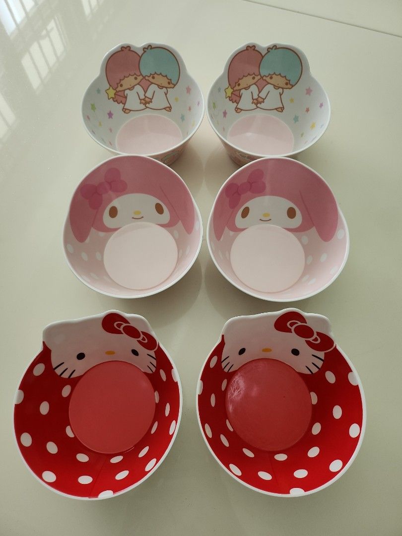 Sanrio characters bowls, Furniture & Home Living, Home Decor, Vases ...