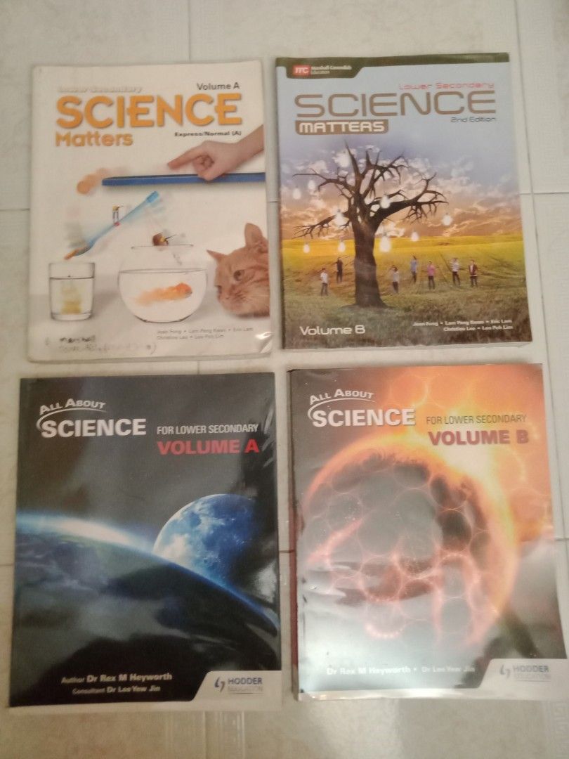 Science Lower Secondary text book Marshall Cavendish & Hodder, Hobbies ...