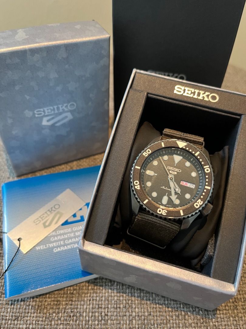 Seiko 5 Automatic 100M SRPD65K4, Men's Fashion, Watches & Accessories ...