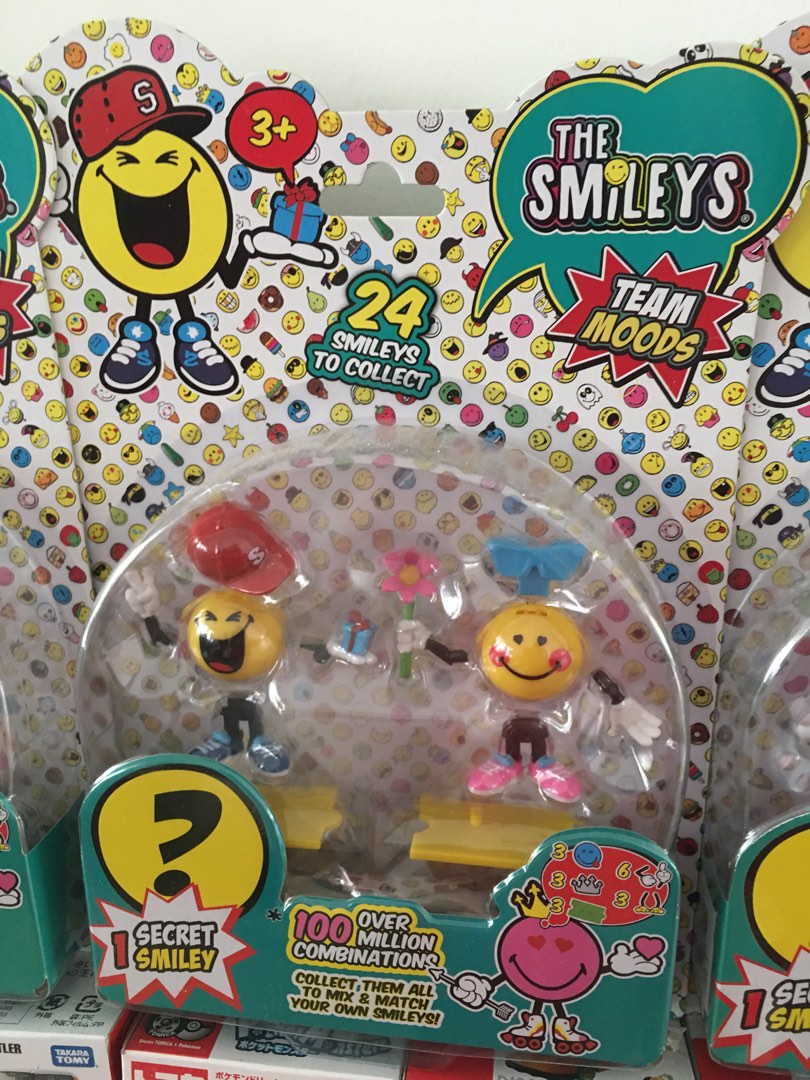 Set 3 miniature the smiley, Toys & Collectibles, Mainan di Carousell