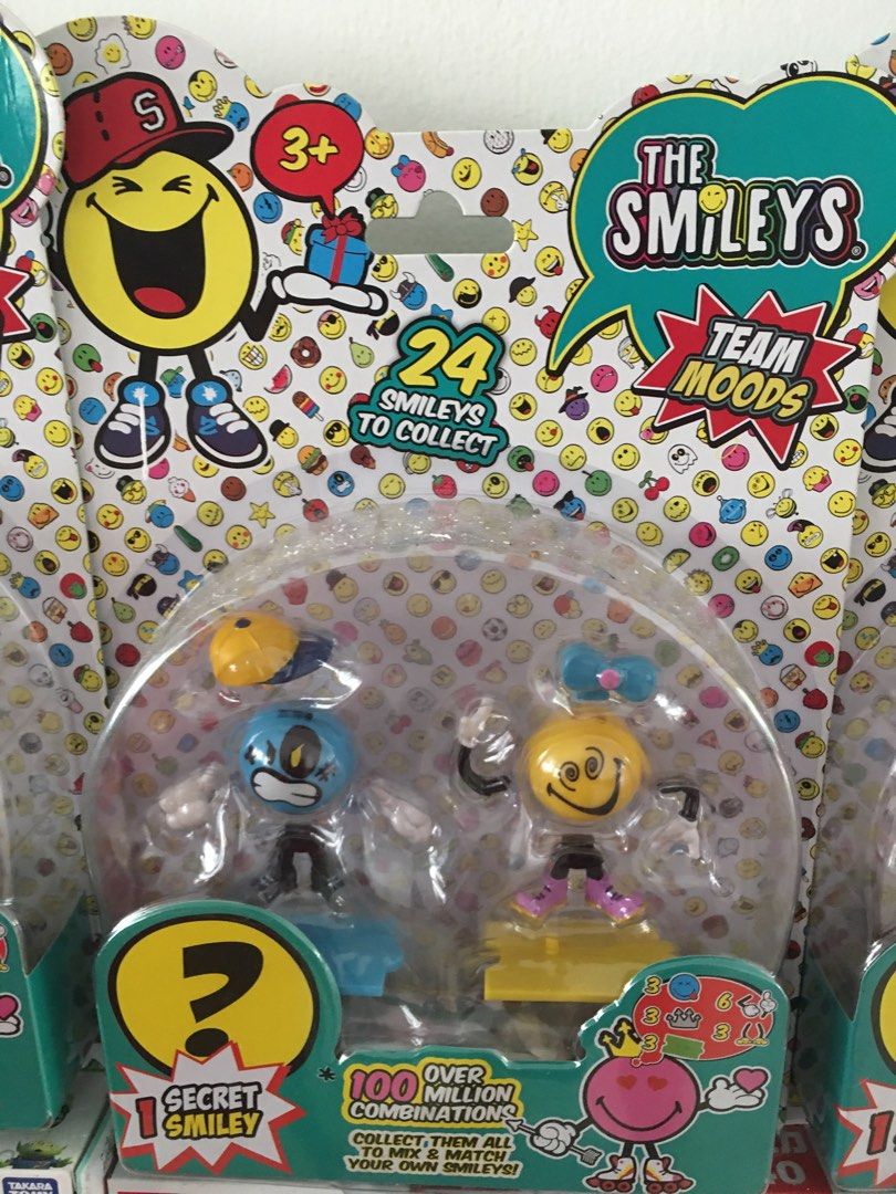 Set 3 miniature the smiley, Toys & Collectibles, Mainan di Carousell