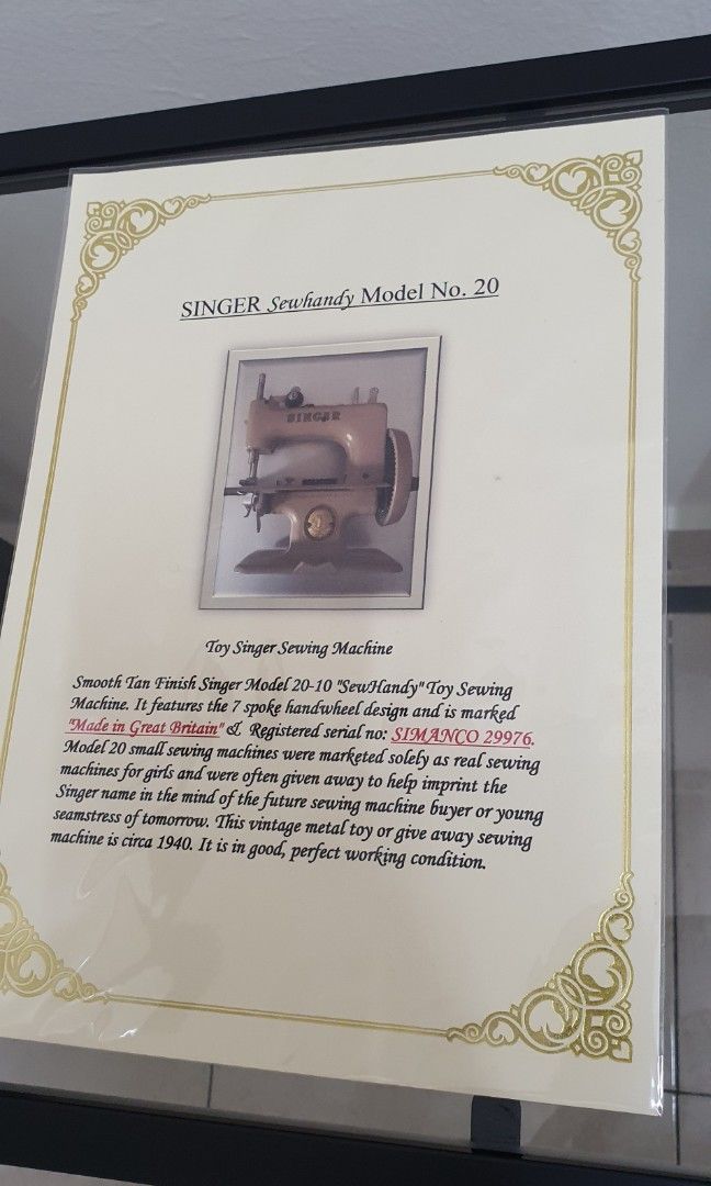 Sewing machine | Singer |mini sewing machine, Hobbies & Toys ...