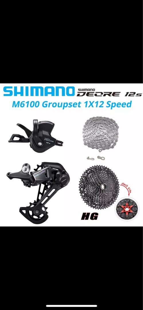 Shimano Deore 12 speed groupset, Sports Equipment, Bicycles & Parts ...