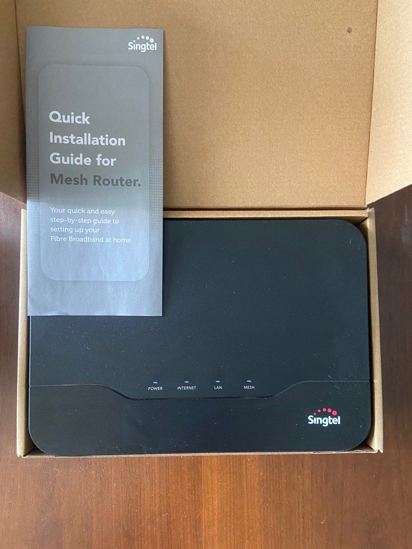 Singtel mesh router, Computers & Tech, Parts & Accessories, Networking ...