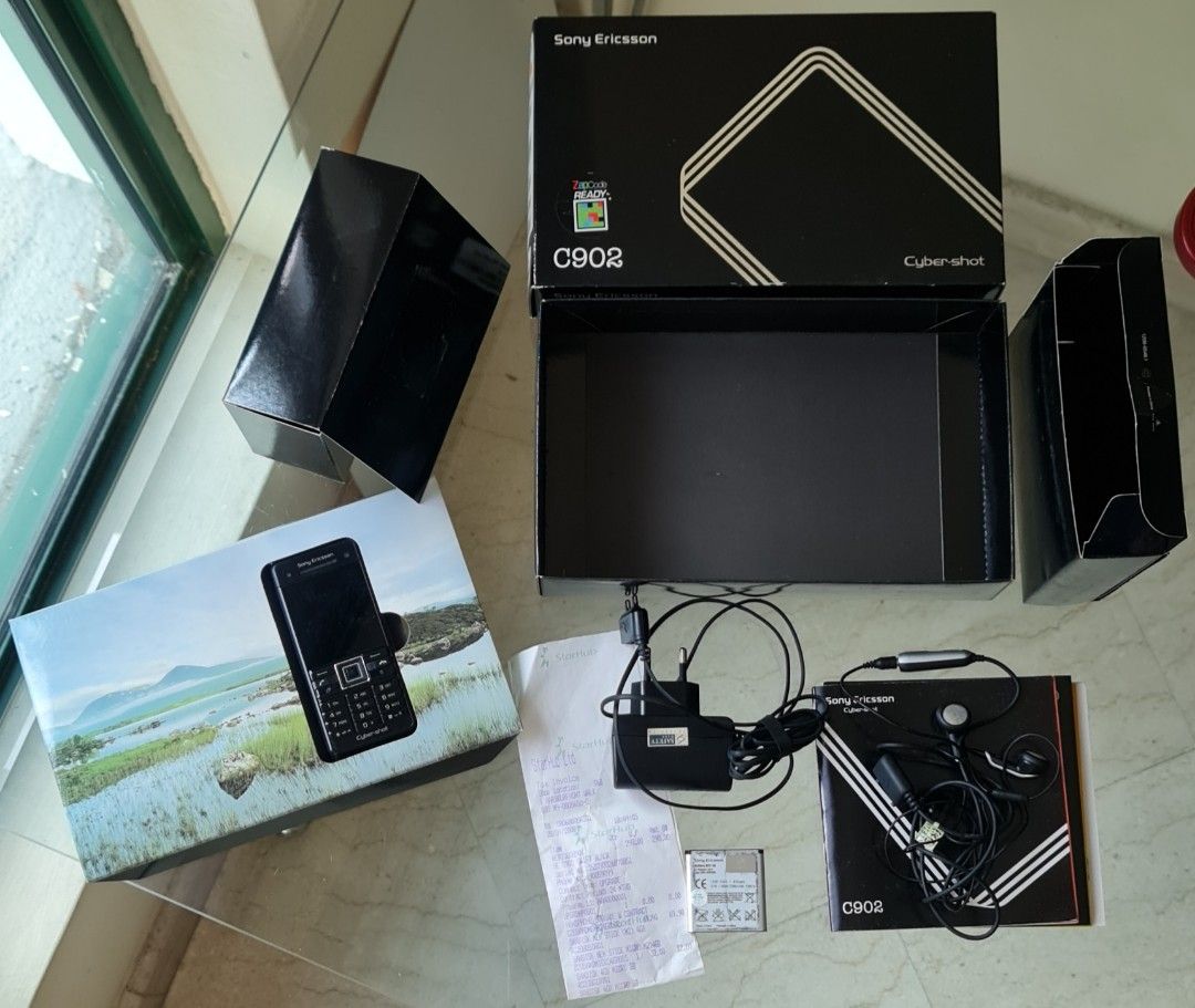 SONY ERICSSON C902, full set with graciously aged packaging, Mobile Phones & Gadgets, Mobile ...