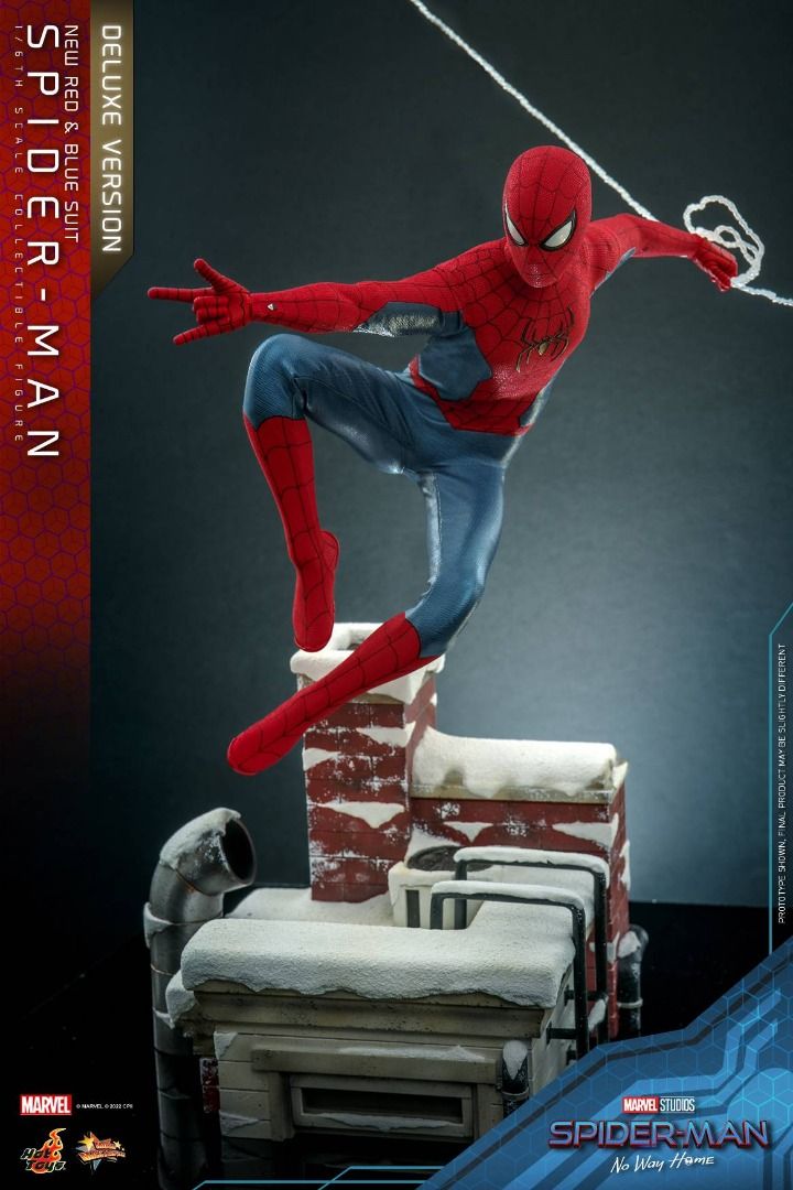 Spider-Man (New Red and Blue Suit) (Deluxe Version) - Hot Toys MMS680 ...