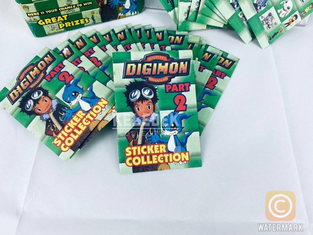STICKER BOOK DIGIMON / STICKER BUKU DIGIMON, Hobbies & Toys, Books ...