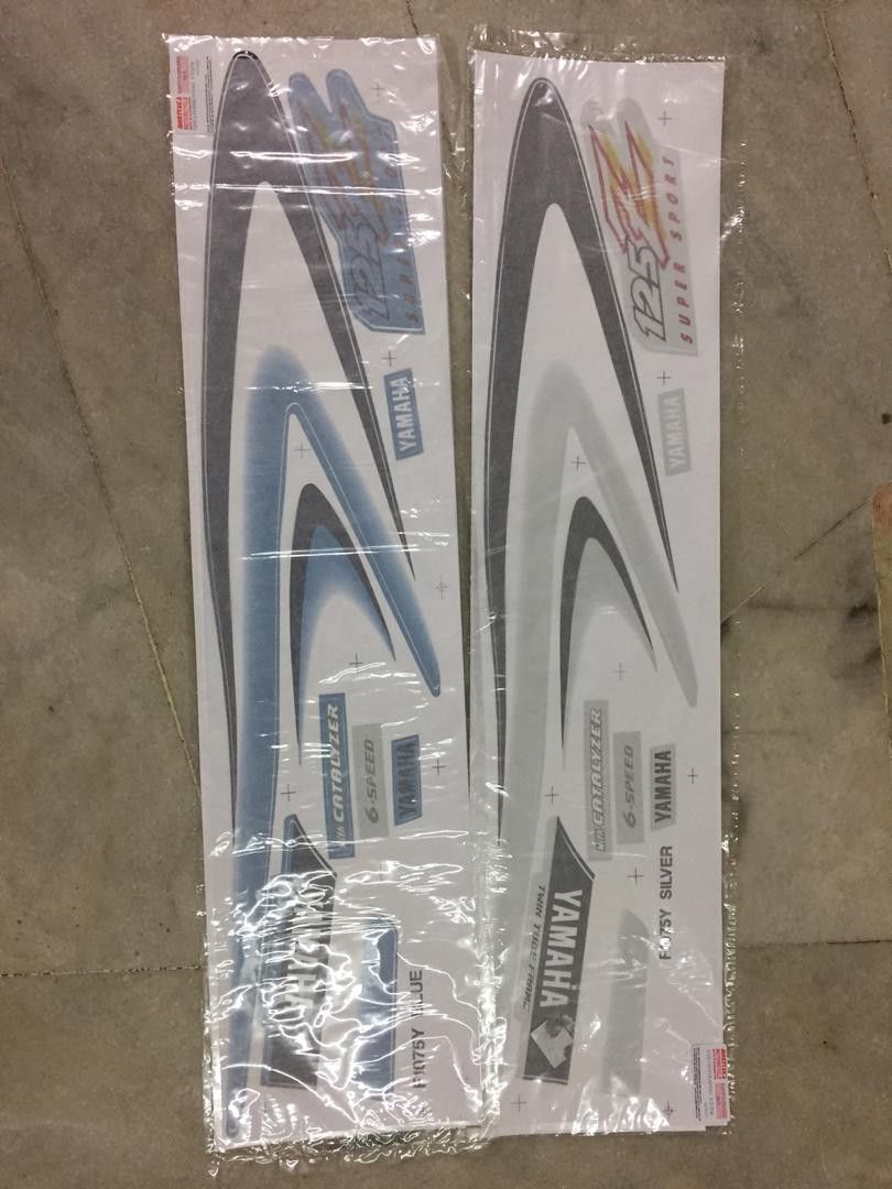 Sticker moritaka / racing mall 125zr gogo / biru gp / 46 / biru laut ...