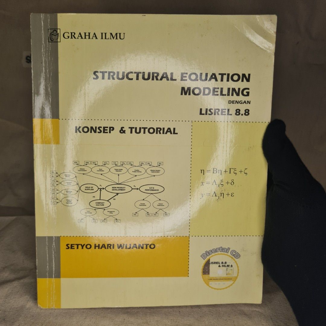 Structural Equation Modeling Dengan Lisrel 8 8 Buku And Alat Tulis Buku