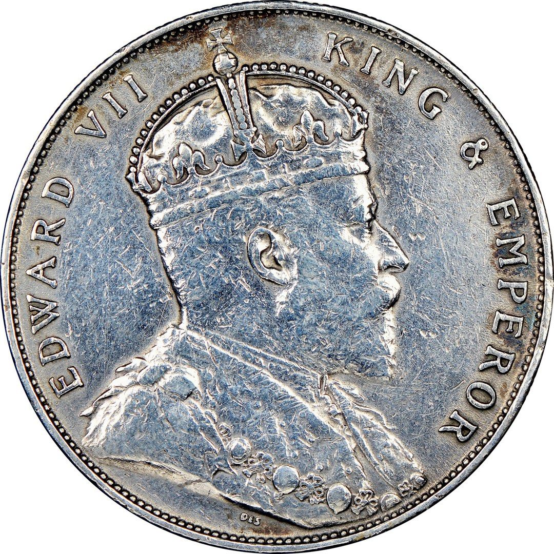 SUPER RARE STRAITS SETTLEMENTS 1908 ONE DOLLAR Silver Coin, Hobbies ...