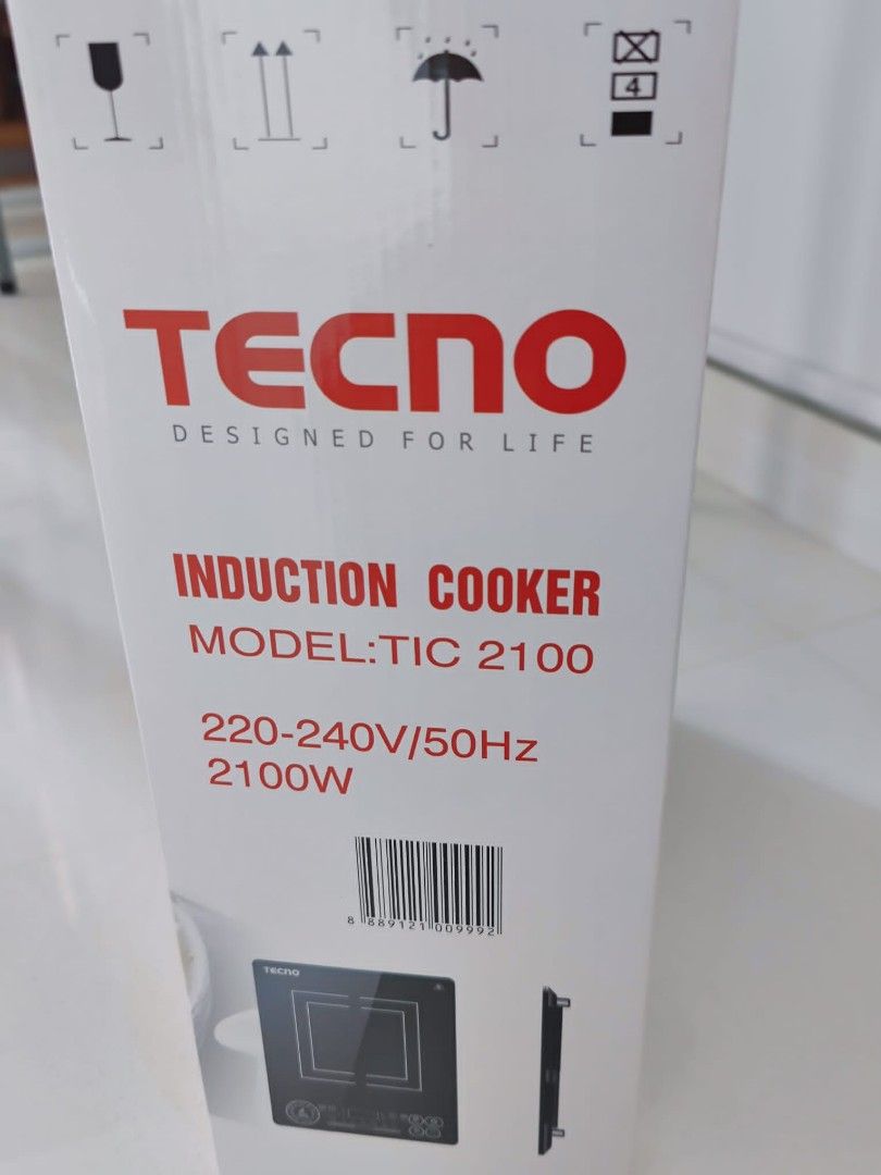 Tecno Induction Cooker TIC 2100, TV & Home Appliances, Kitchen ...