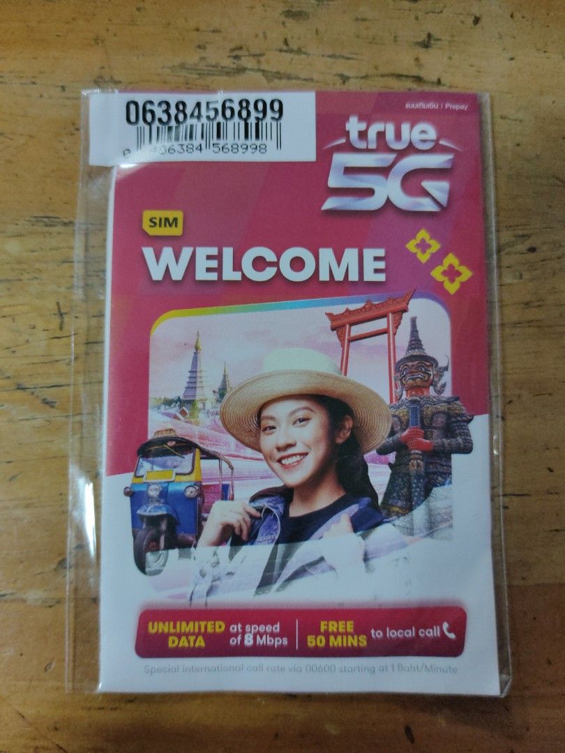 Thailand sim truemove unlimited 8 mbps 5G, Mobile Phones & Gadgets ...