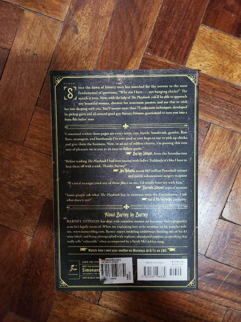 The Playbook (HIMYM), Hobbies & Toys, Books & Magazines, Fiction & Non ...