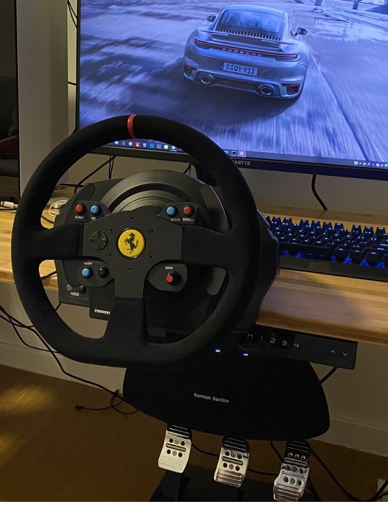 Thrustmaster Racing wheel T300 Ferrari Integral RW Alcantara Edition ...