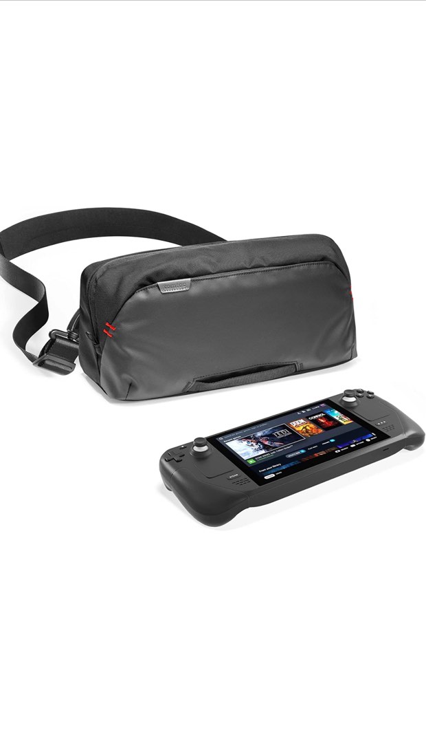 全新 Tomtoc Steam Deck多功能 高保護 防水防塵 收納斜挎包 Nintendo Switch 通用 Case, 電子遊戲 ...