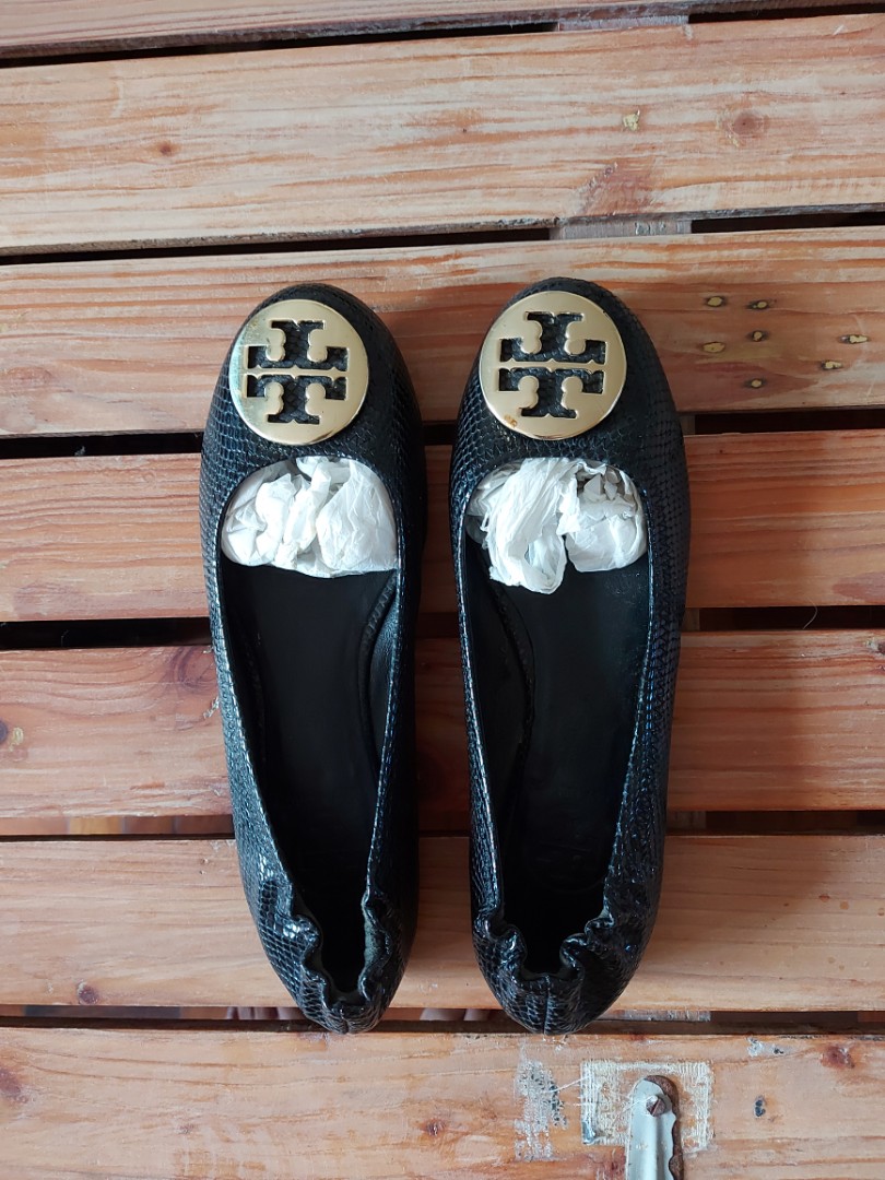 Tory Burch Classic Reva Ballet Shoes, Women's Fashion, Footwear, Flats ...