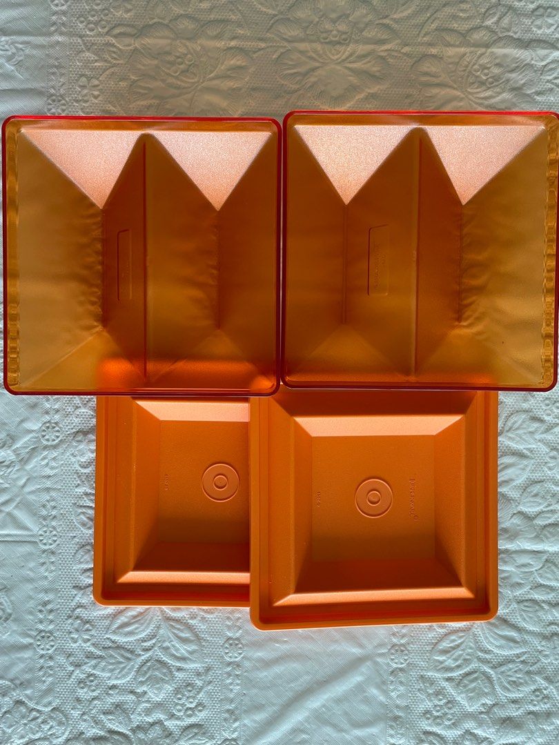 Vintage Tupperware 1386-3 Divided Tray Container With Lid, Furniture ...