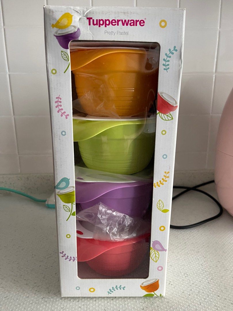 Tupperware Pretty Pastel Bowl 650ml, Furniture & Home Living ...
