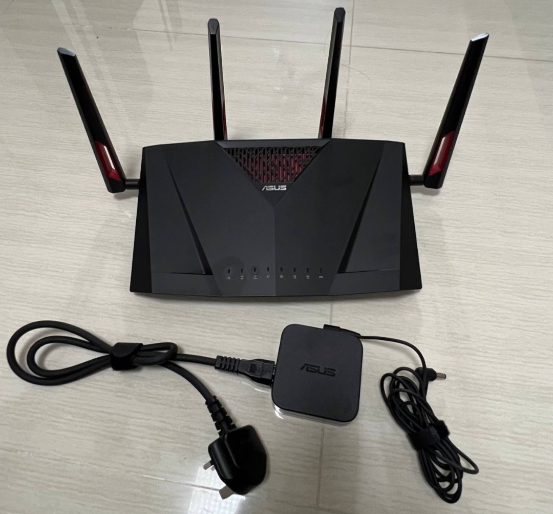 Used ASUS RT-AC88U Router, Computers & Tech, Parts & Accessories ...
