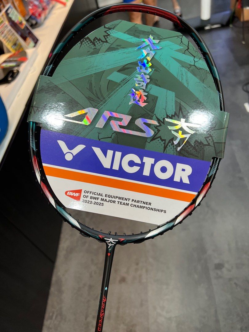 Victor Auraspeed Hang /C badminton racket, Sports Equipment, Sports ...